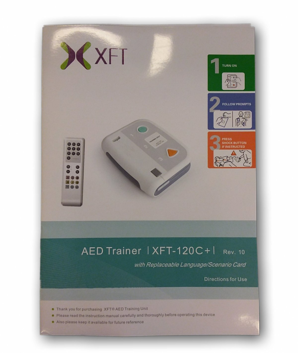 Brugermanual XFT hjertestartertræner - XFT hjertestartertræner ...